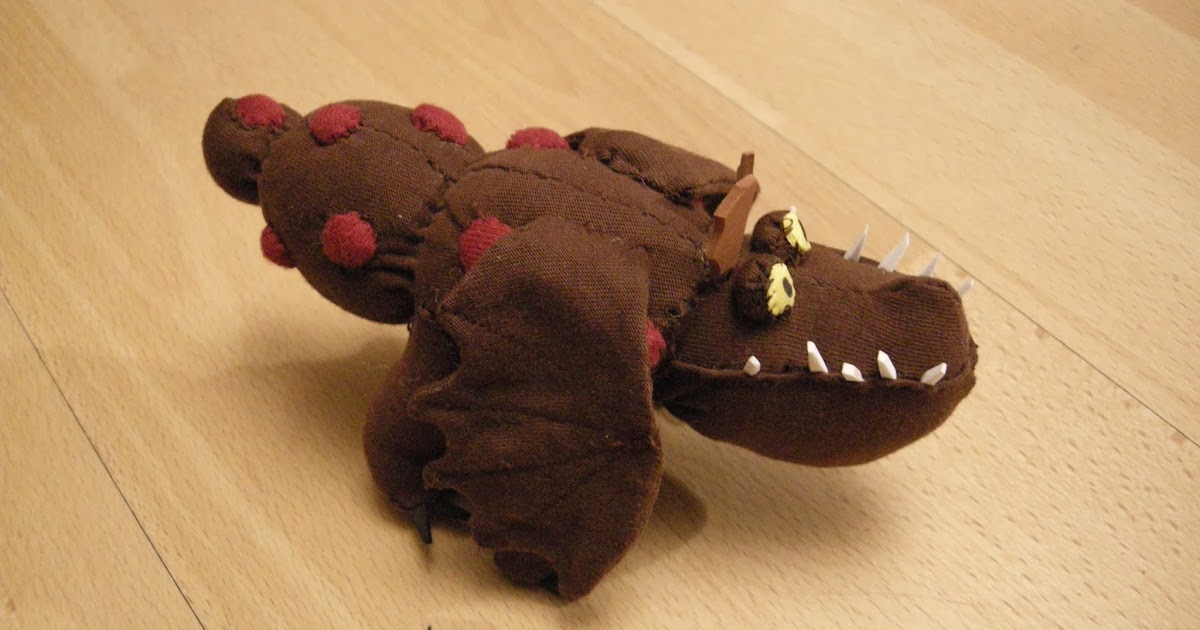 Gronckle, "How to Train Your Dragon" movie - Fanciful Sewings
