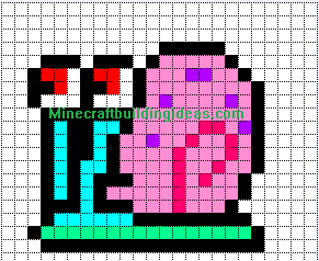 Minecraft Pixel Art Templates: Gary