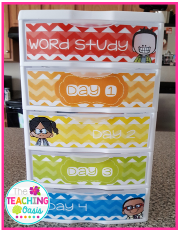 *The Teaching Oasis*: Word Work Drawers