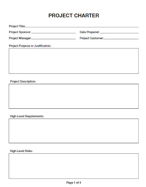 Project Management : Project Charter sample document : Sample-2