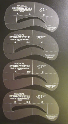 Cosmetics Online: Sabloane pentru forme diferite de sprancene, vopsire ...