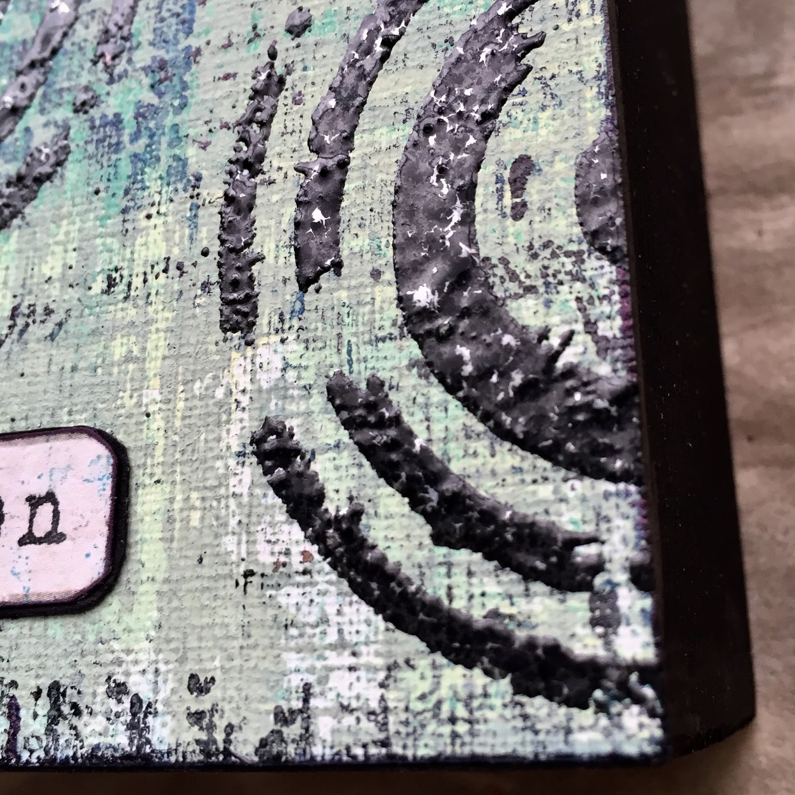 The Altered Page: Heat Embossed Stenciling Video Tutorial
