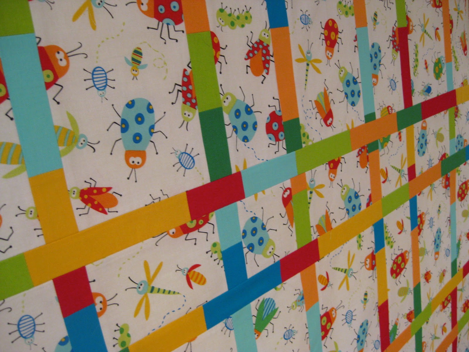 Modern Quilt Relish: Forget the rug and let's just say "cute as a bug ...