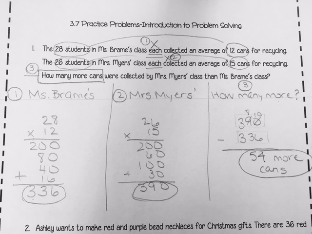 Teaching Littles : Creating Math "Attack"ers