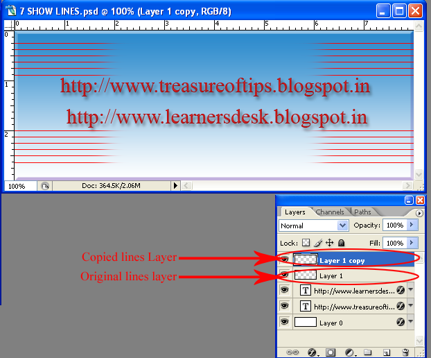 Learners Desk: About Photoshop Single Row And Single Column Marquee Tool