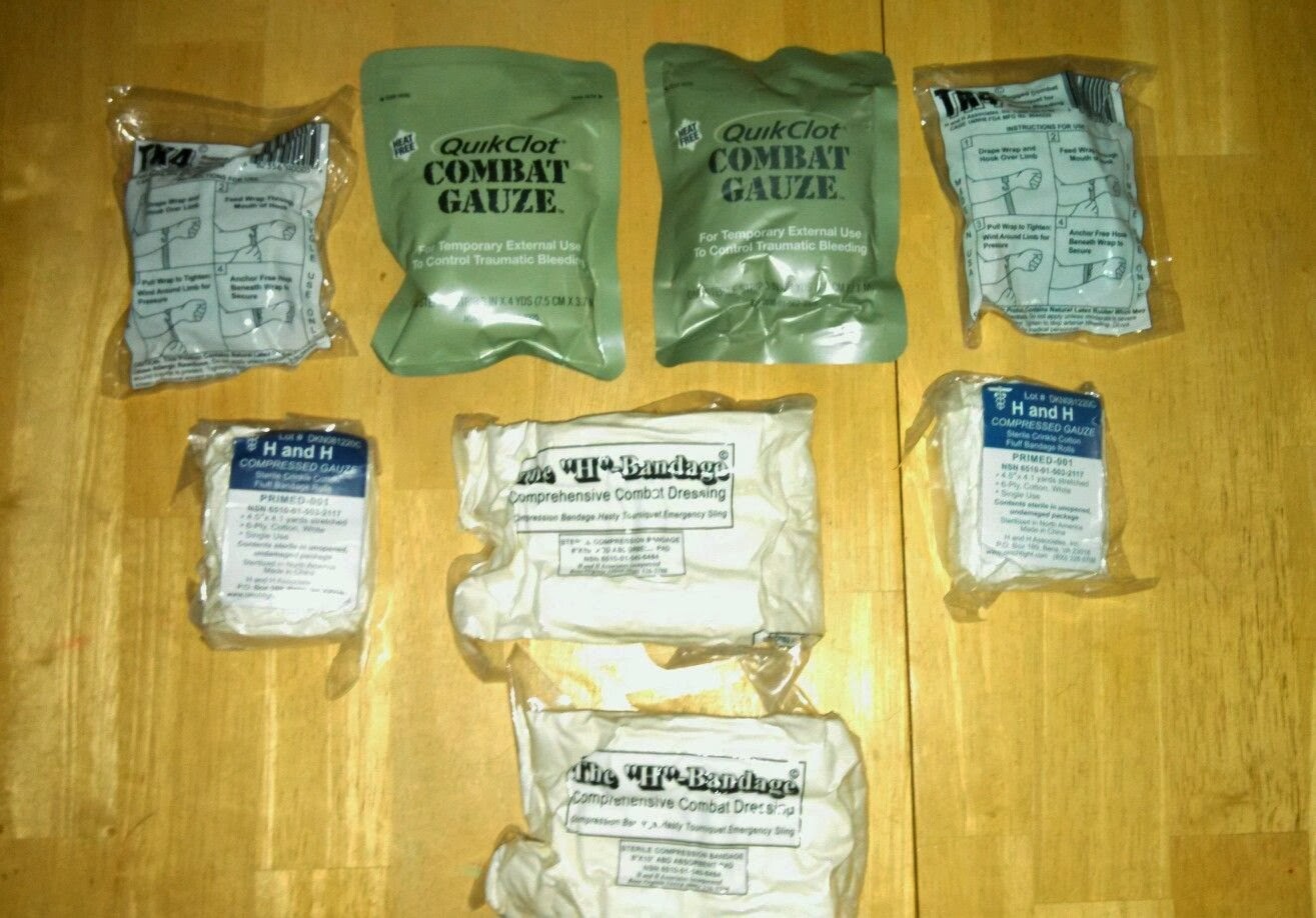 Webbingbabel: Severe Trauma Kit Insert USMC-IFAK-A1