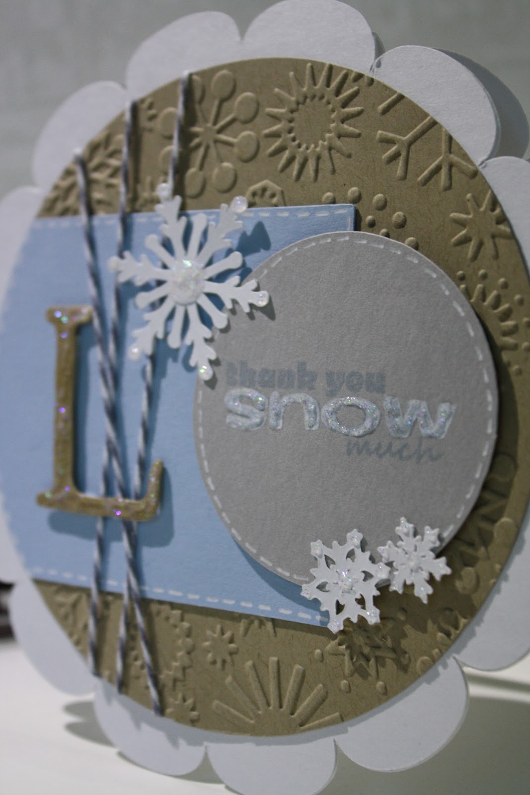 redheaded crafter: Thank You SNOW Much Card