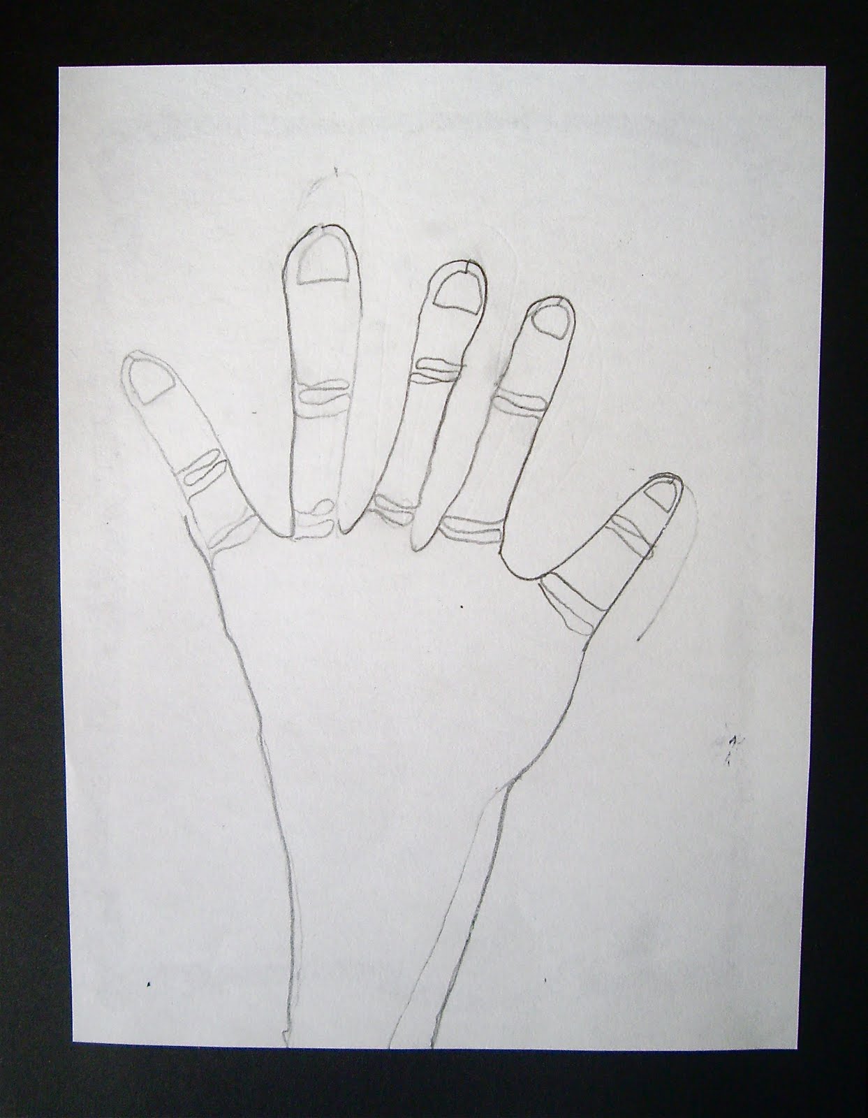 Use Your Coloured Pencils: Contour Drawing Hands