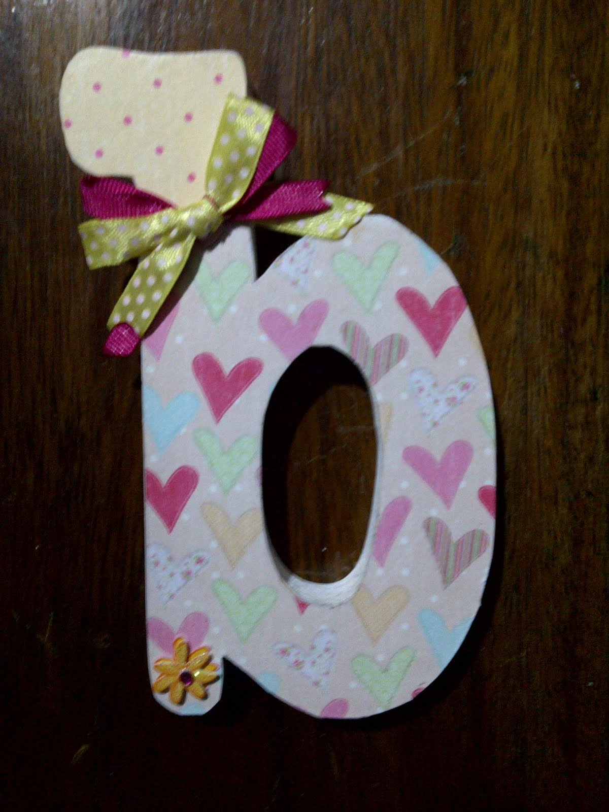 Lucky Girl: DIY - Decorate Wooden Letters