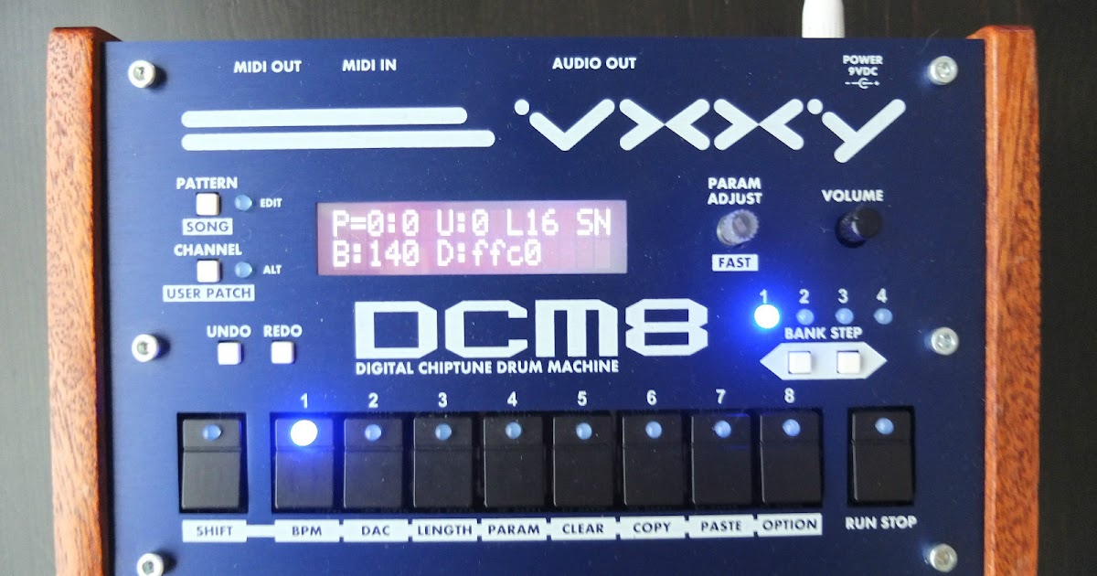 MATRIXSYNTH: VXXY DCM8 Chiptune Drum Machine Synth