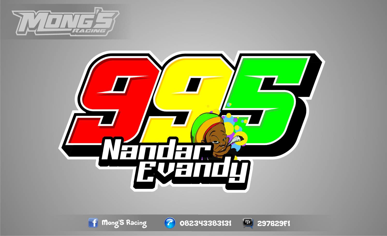 Mong'S Racing: DESAIN NOMOR START ROAD RACE / DRAG BIKE