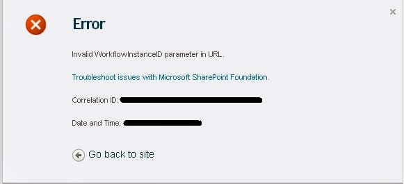 SharePoint PitStop: Invalid WorkflowInstanceID parameter in URL