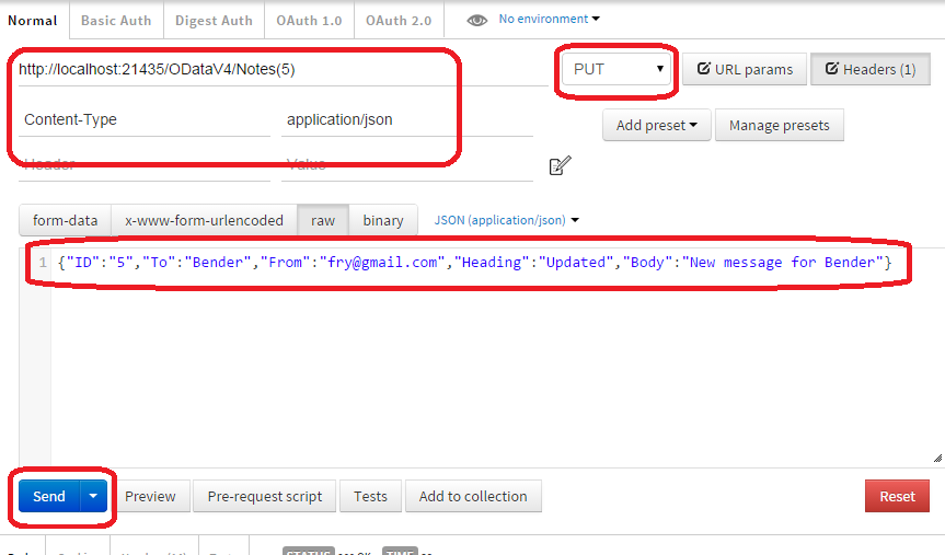 The Asp Mvc Club How To Send An Put Request To A