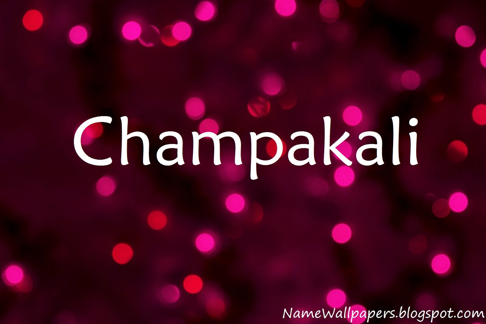 Champakali Name Wallpapers Champakali ~ Name Wallpaper Urdu Name ...