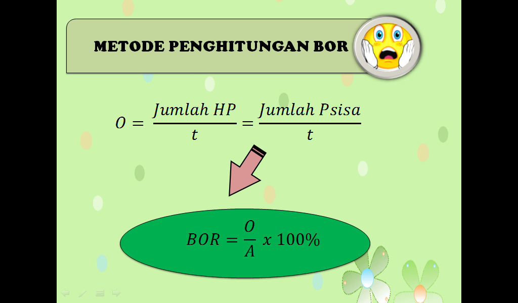REKAM MEDIS : Metode Perhitungan BOR, Avlos, TOI