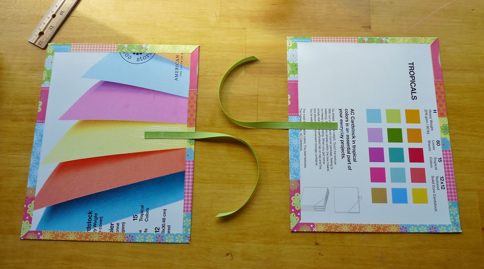 Dare to bee creative...: Mini tutorial: Book cover/ (stamp storage)