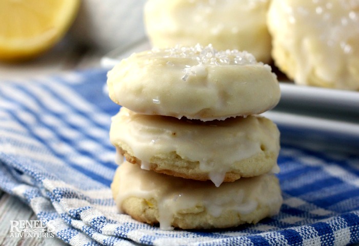 Easy Glazed Lemon Ginger Cookies | Renee's Kitchen Adventures