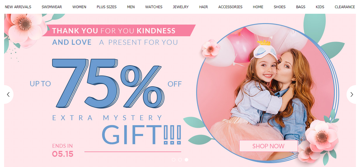 Online clothing offers