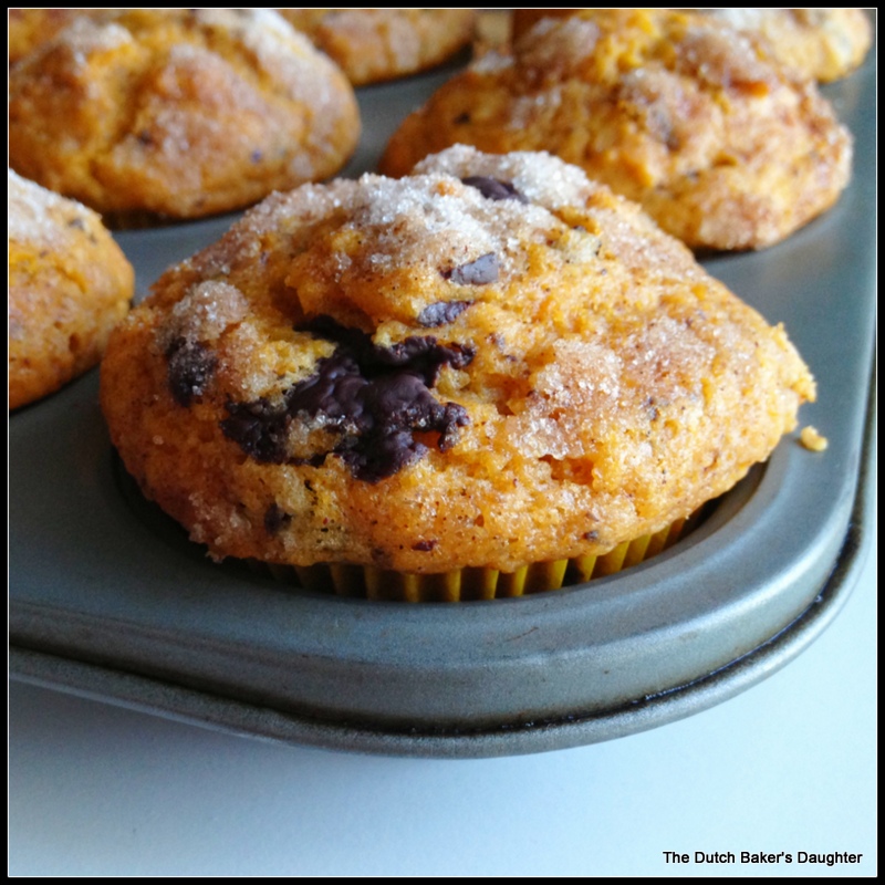 The Dutch Baker's Daughter: Pumpkin Java Chunk Muffins
