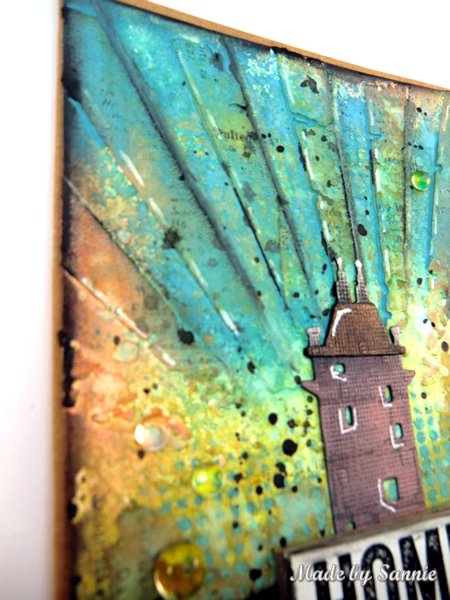 Home card with video tutorial ~ Made by Sannie