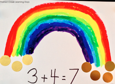 St. Patrick's Day Craft Addition Rainbows