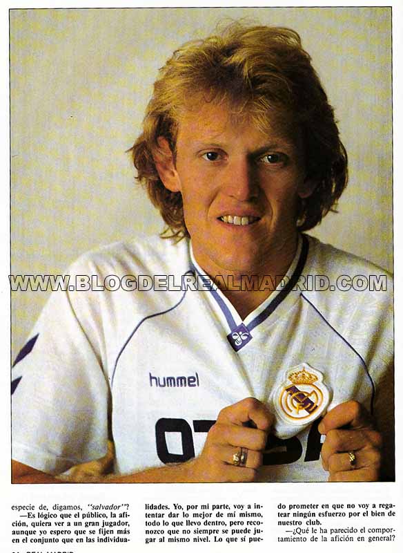 Robert Prosinecki - Revista Oficial Real Madrid (1991) | Blog del Real ...