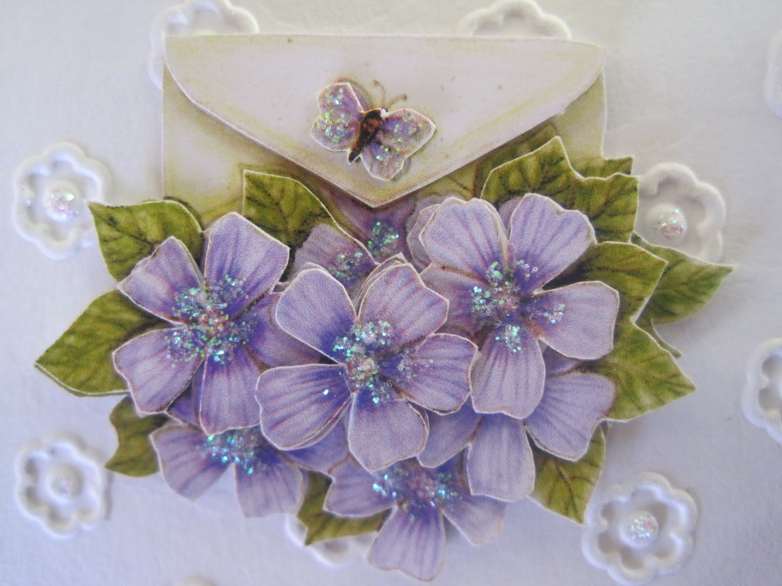 Paper Tole card by Cheryl