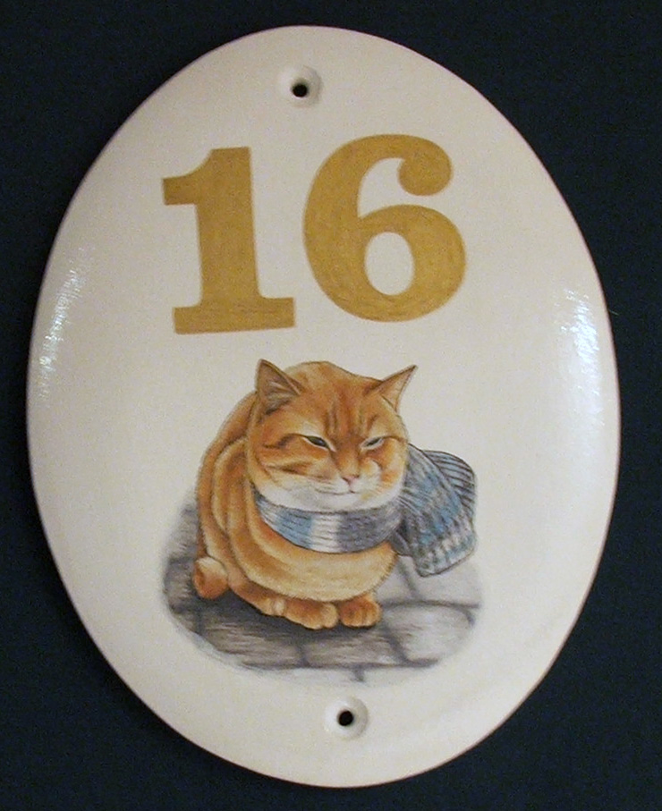 Hand Painted House Signs by Ceramic Art: Hand Painted Ceramic Signs ...