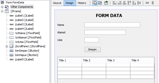 Cara Memasukkan Data ke JTable dengan ArrayList di Java - Kang Sunu