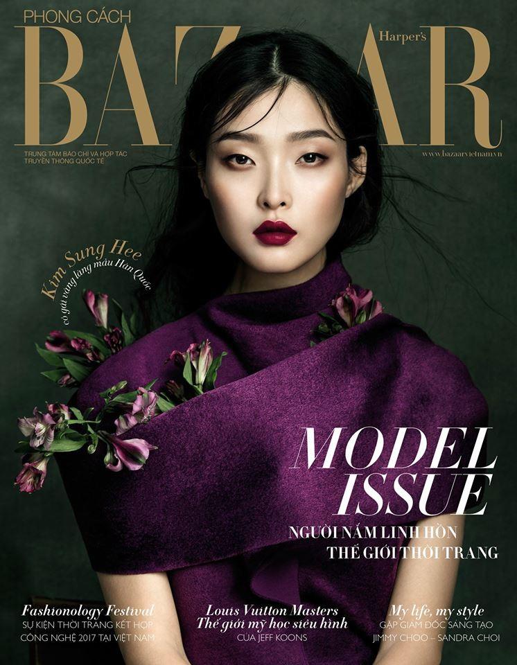ASIAN MODELS BLOG: MAGAZINE COVER: Sung Hee Kim for Harper's Bazaar ...