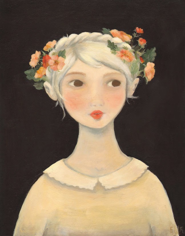 Pinzellades al món: Flors als cabells: bellesa a les il·lustracions de ...