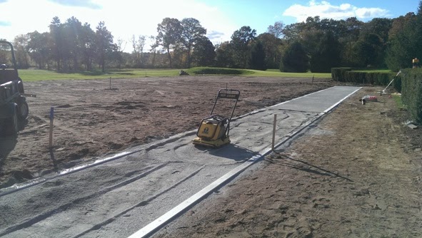 Concord CC: Grounds Management Dept.: Driving Range Tee Construction
