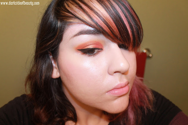 The Dark Side of Beauty: FOTD: Tequila Sunrise (Ft. Mon Ennui Cosmetics)