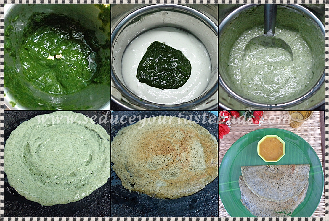Mudakkathan Keerai Dosai Recipe - Seduce Your Tastebuds...