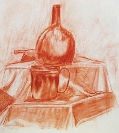 Conte Crayon Drawings