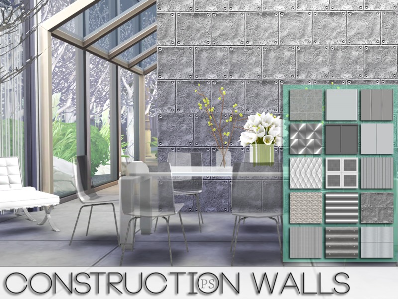 Sims 4 CC's - The Best: Walls by Pralinesims