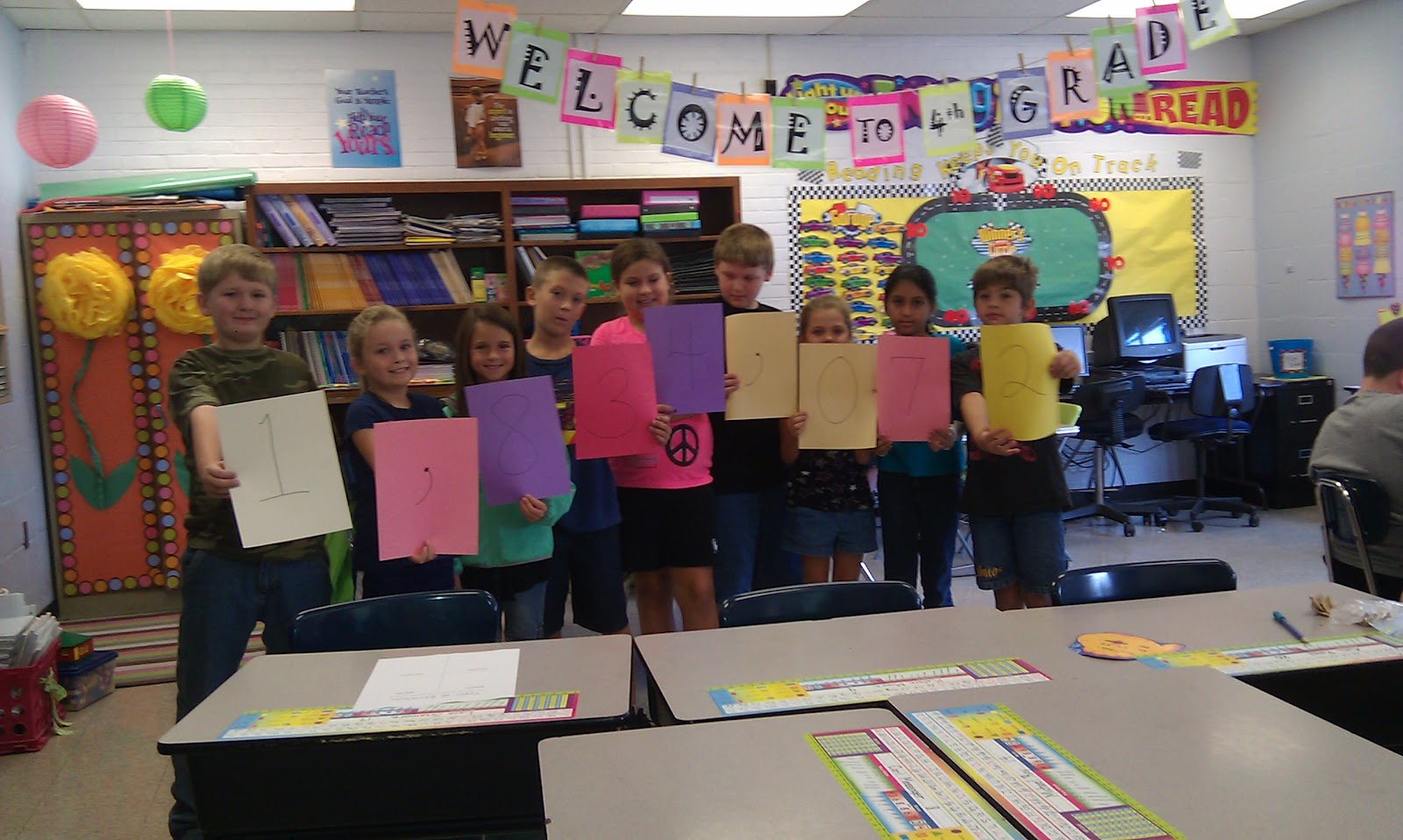 Ms. Kassie's 4th Grade Class: Human Numbers!