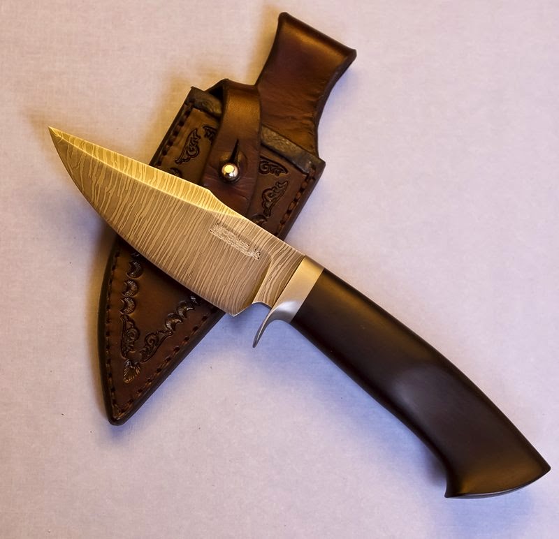 Guinea Hog Forge: Zebra-Pattern Damascus Zulu