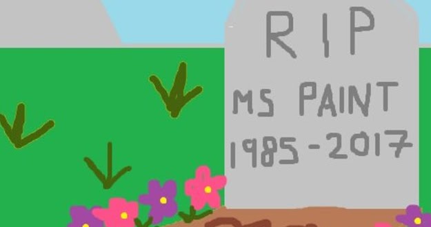 RIP MS Paint (1985-2017) ~ Games Gwa