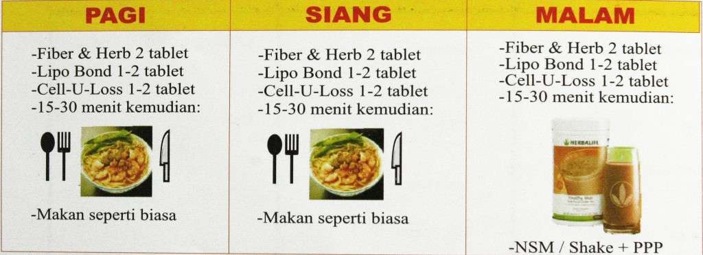 Cara Penyajian Produk Herbalife Setiap Hari - Tips Manajemen Diet