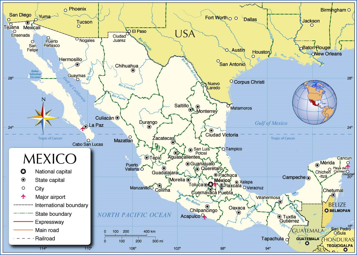 Mexico Map