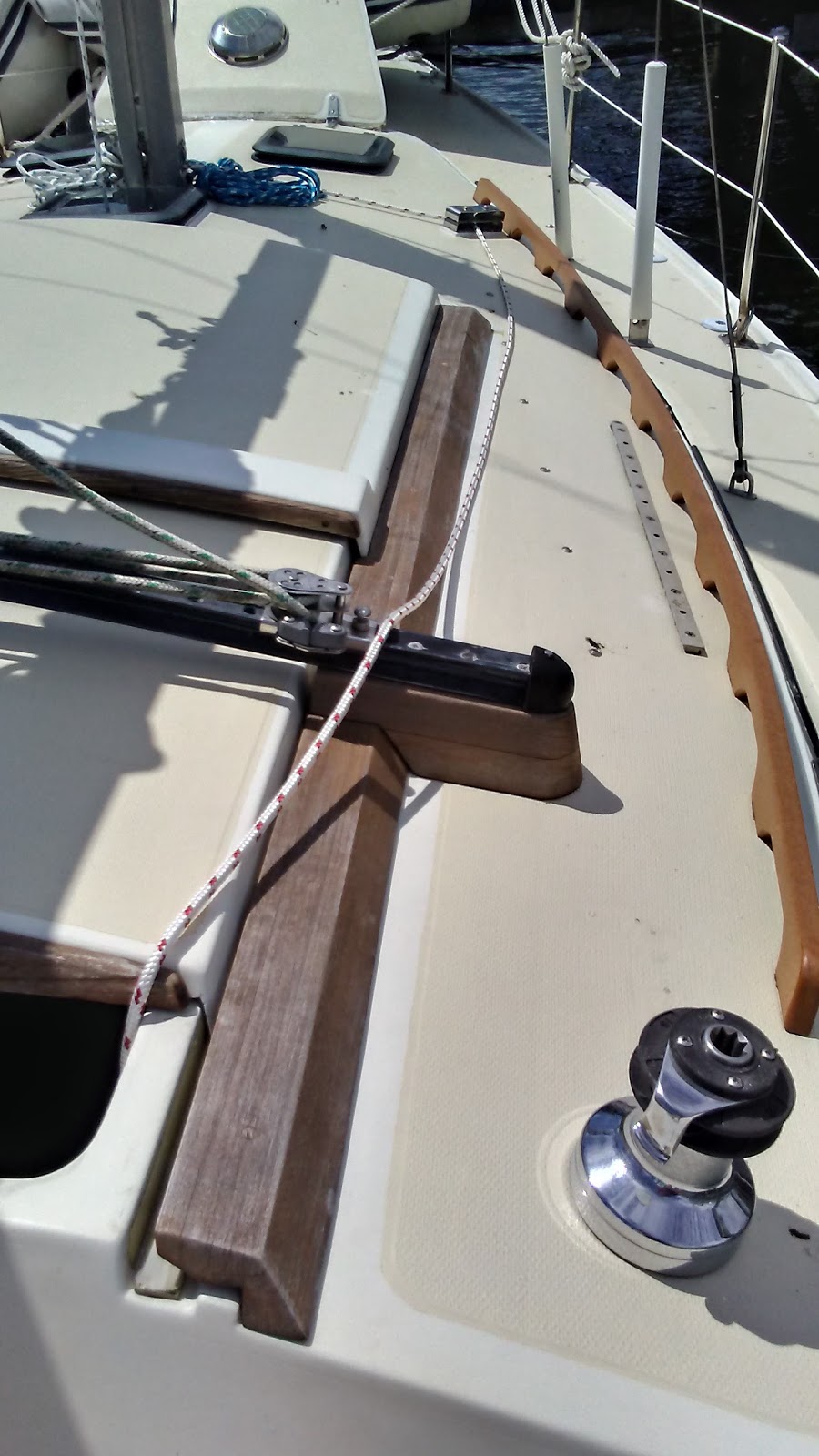 Mid-Life Cruising!!!: New Running Rigging!