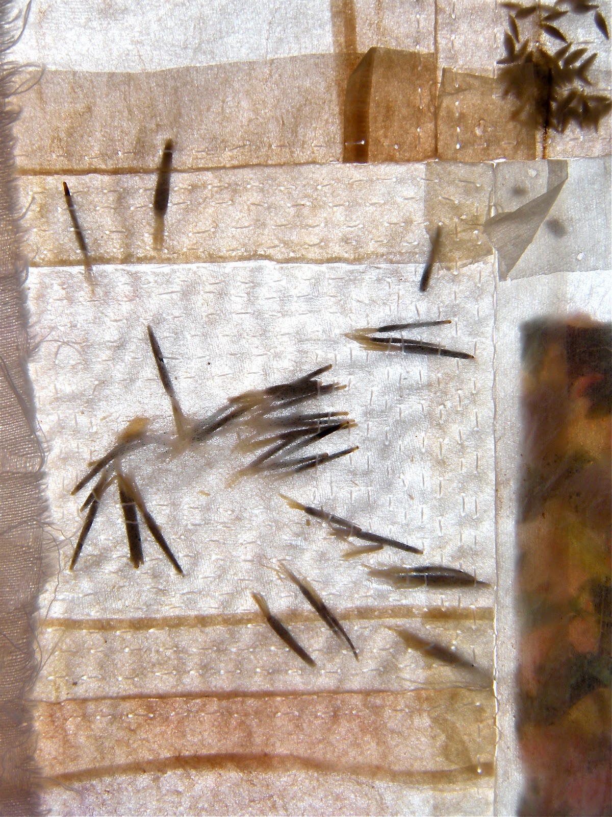 art in red wagons: sewing seeds illuminated