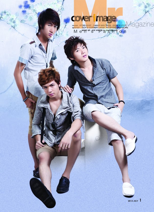 M y a n m a r H u n k s: Htoo Myat, Oaker Min Thar and Zin Min Htet for Mr. Magazine