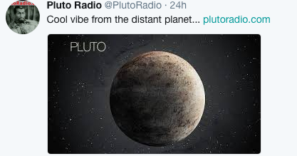 Pluto Radio: An eccentric orbit...