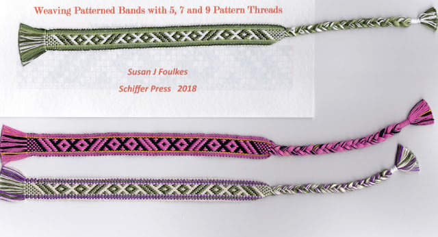Durham Weaver: Weaving bands with 7 pattern threads