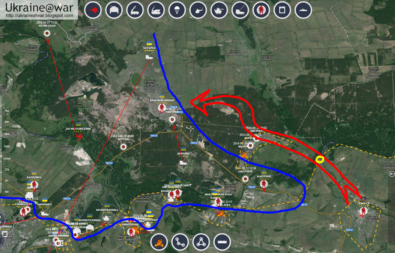 Putin@war: Russians making a big flanking movement to destroy heavy ...