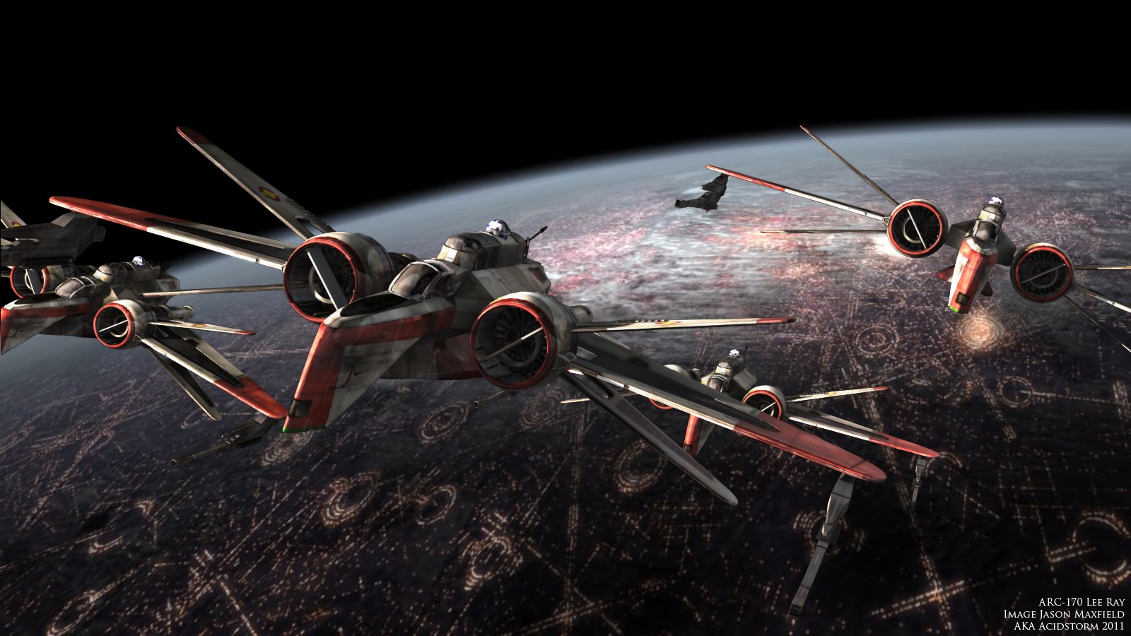 Guia de naves estelares: ARC-170 caza de reconocimiento agresivo