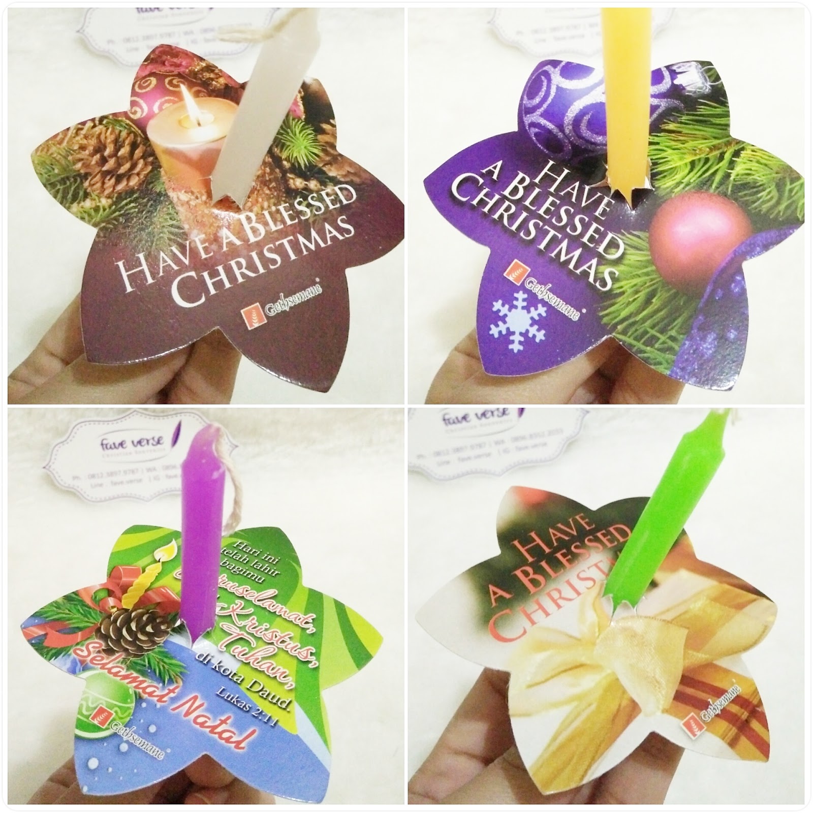 Fave Verse Souvenir And Fave Verse Store Lilin Natal Malam Kudus Harga Murah Mulai 110rb Isi