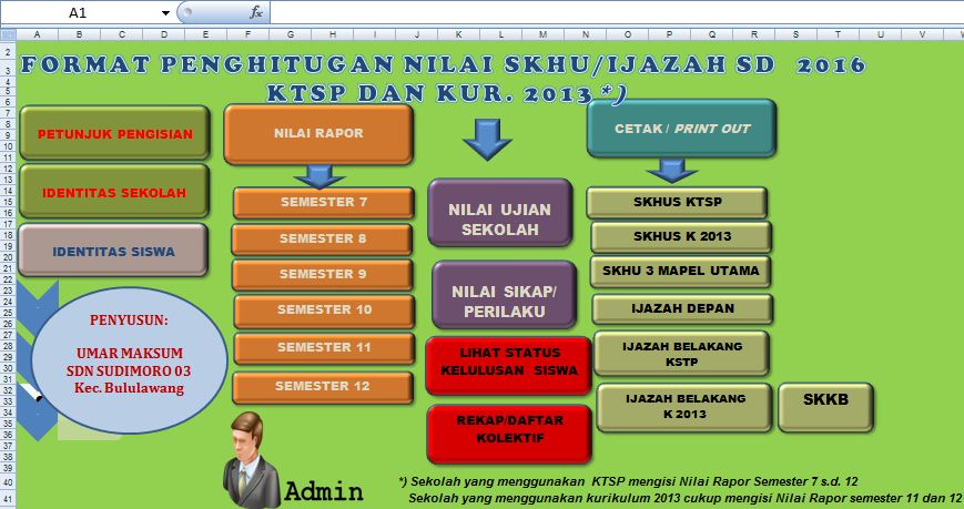 Aplikasi SKHU 2016 KTSP Serta Kurikulum 2013 Sesuai Dengan Juknis ...